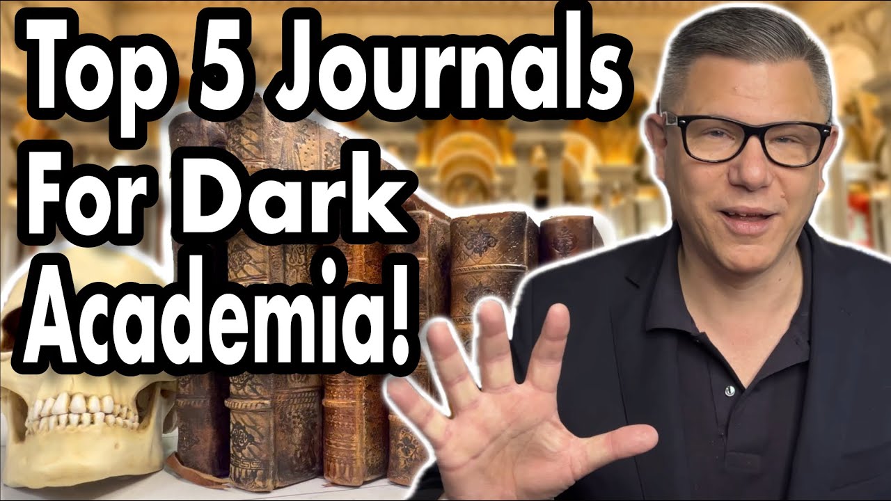 Top 5 Notebooks & Journals for Dark Academia! - YouTube