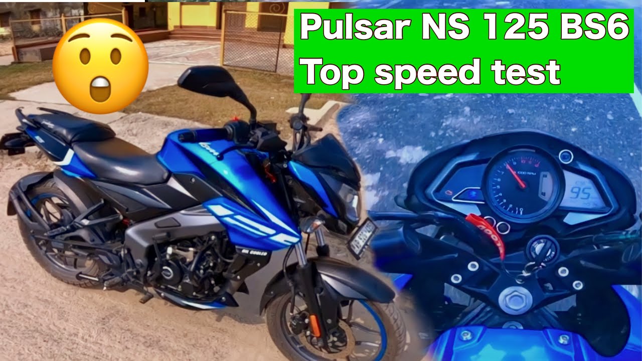 Bajaj pulsar Ns 125 top speed 🔥video bs6 2024 || Ns 125cc model top ...