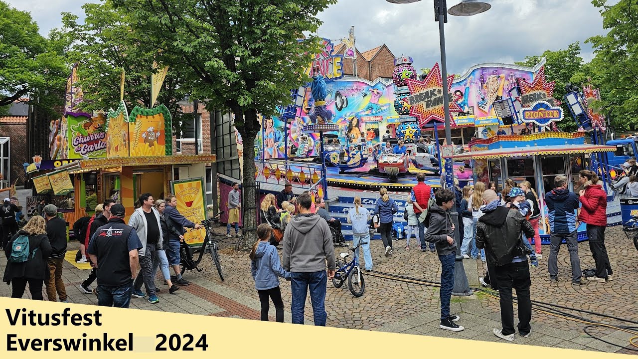 Everswinkel - Vitusfest 2024 - Stadtfest Kirmes im Münsterland - YouTube