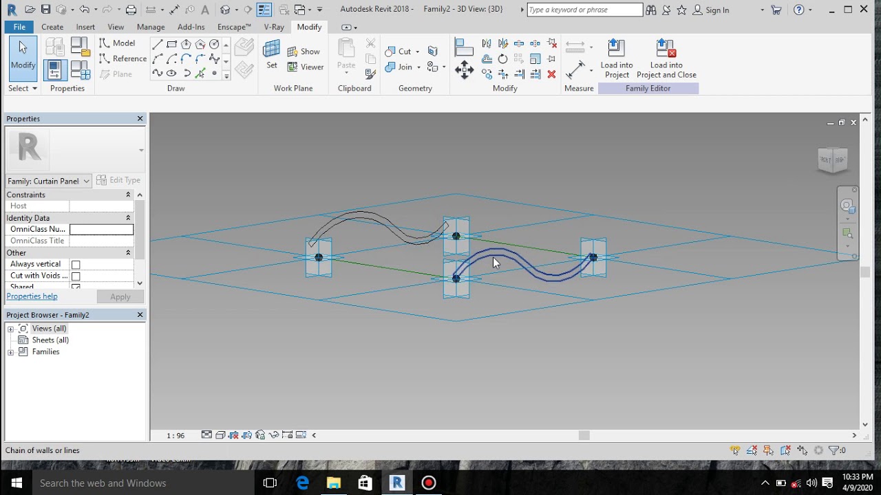 How to create 3d roof tiles in Revit lesson 1: tile family - YouTube