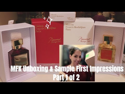 MFK BR540 Unboxing Part 1 of 2| MFK Samples First Impressions | Unisex ...