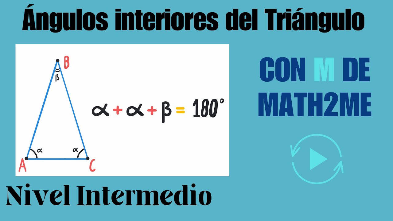 Ángulos interiores de un Triángulo | Ecuaciones - YouTube