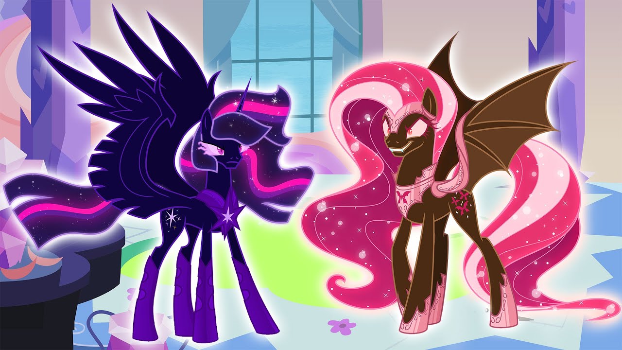 My Little Pony Transform into Nightmare Moon 🦄 Twilight Sparkle vs ...