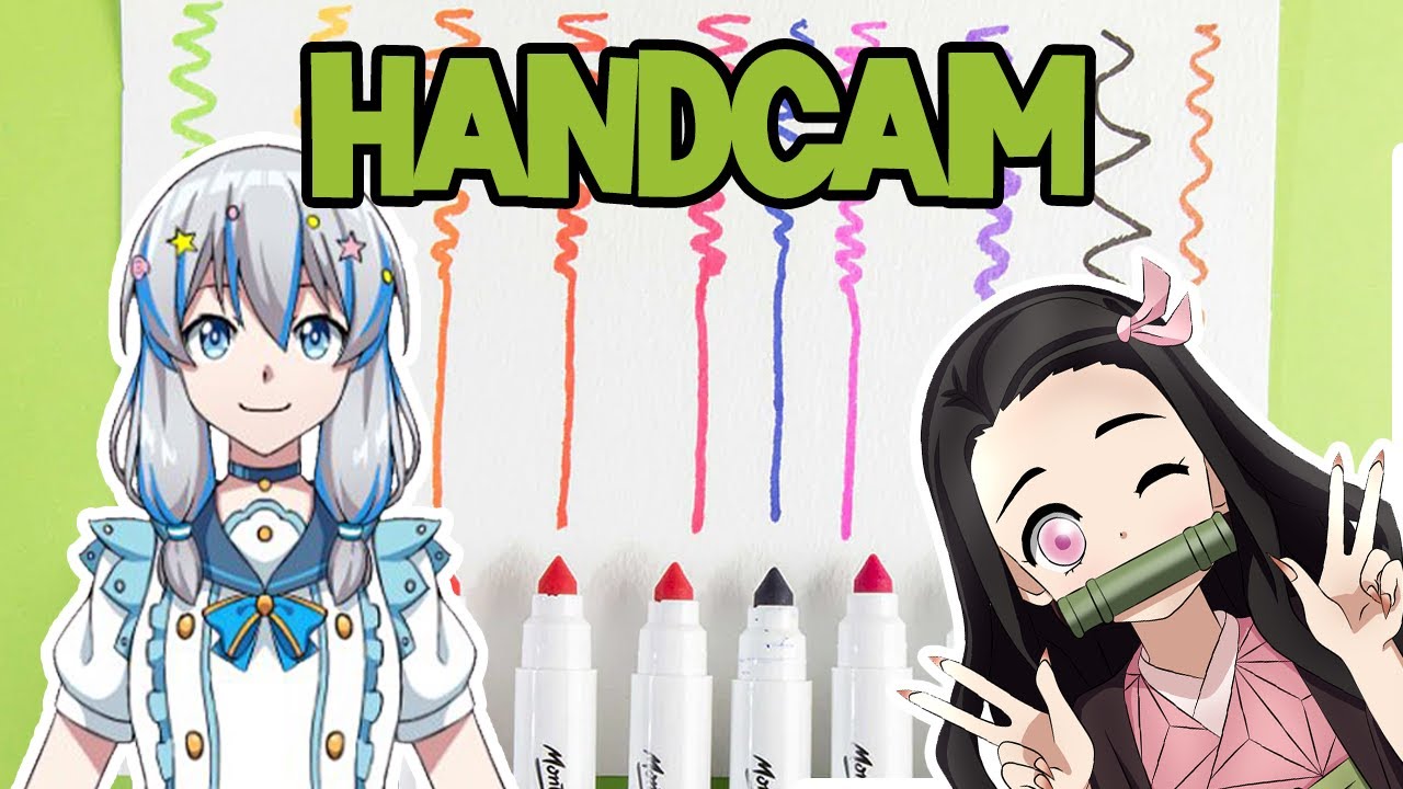 【HANDCAM】 Fanart con marcadores para @MisaoChan 🐹🍈 #301 #vtuber # ...