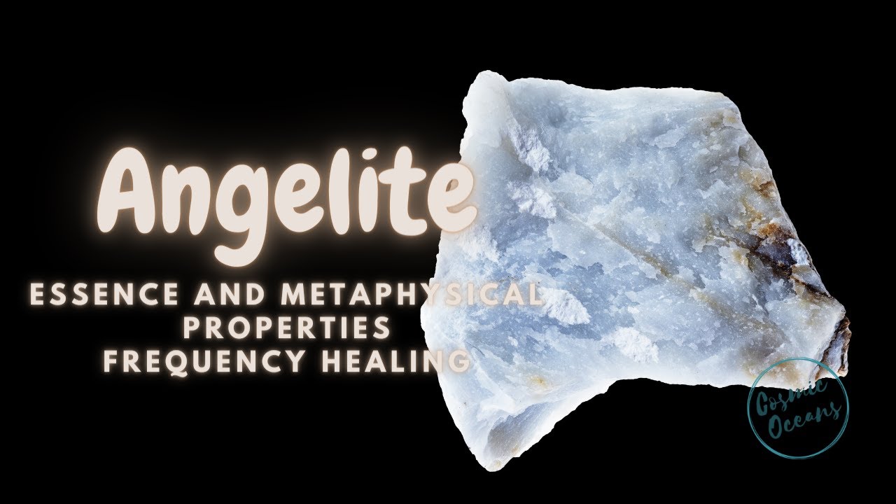 Angelite Crystal Healing Frequency - Connect to Guardian Angels - YouTube