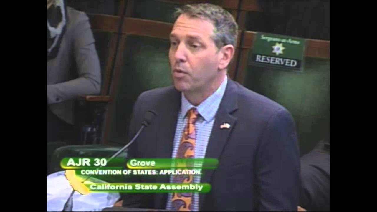 Mark Meckler Testifies for Convention of States in California - YouTube