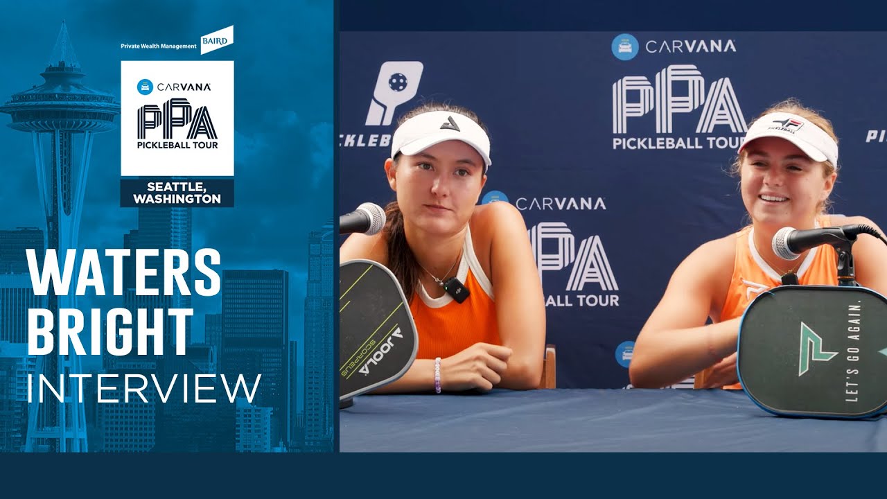 Anna Leigh Waters & Anna Bright Women's Singles Finalists - Interview ...
