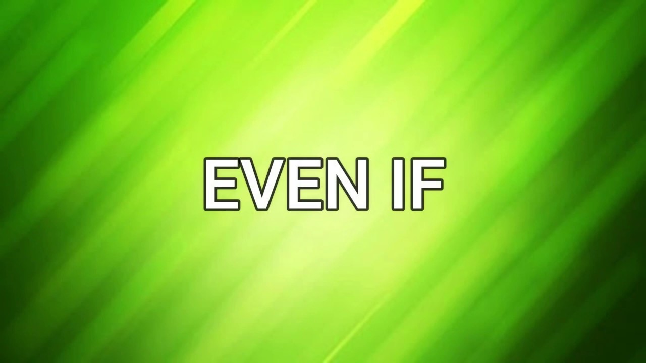 Even If-MercyMe (Lyrics) - YouTube