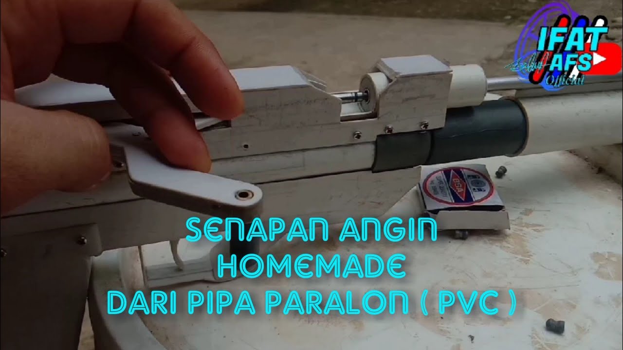 Senapan angin dari pipa paralon ( pvc ) - YouTube