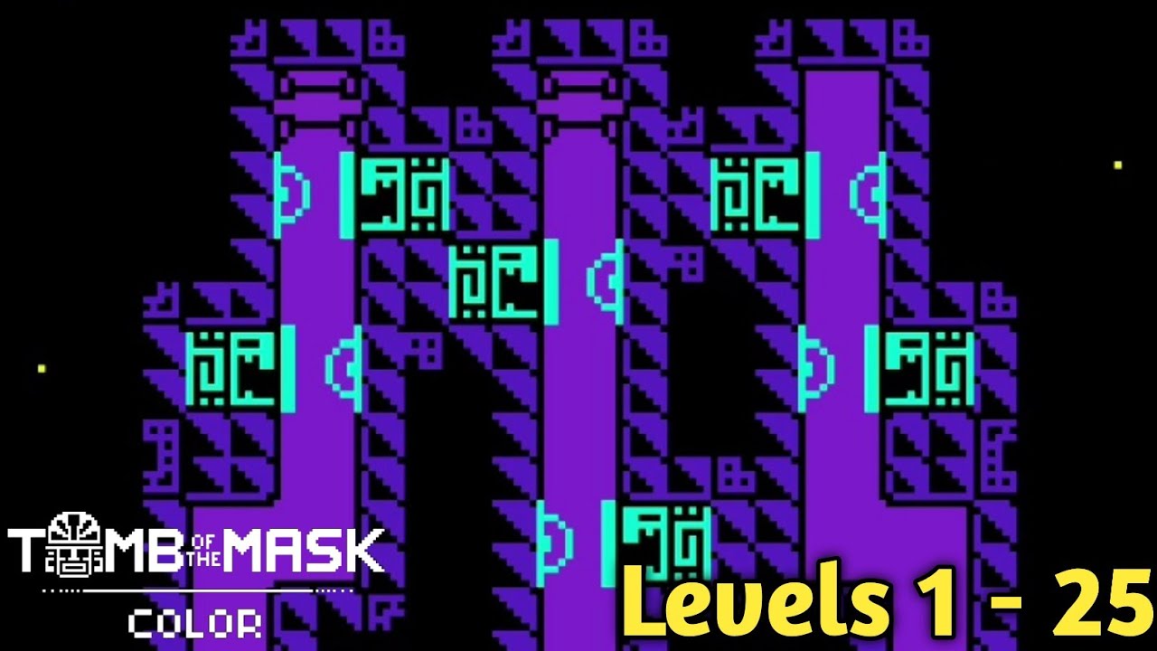 Tomb of the Mask: Color - Levels 1 - 25 Gameplay Detonado #1 - YouTube