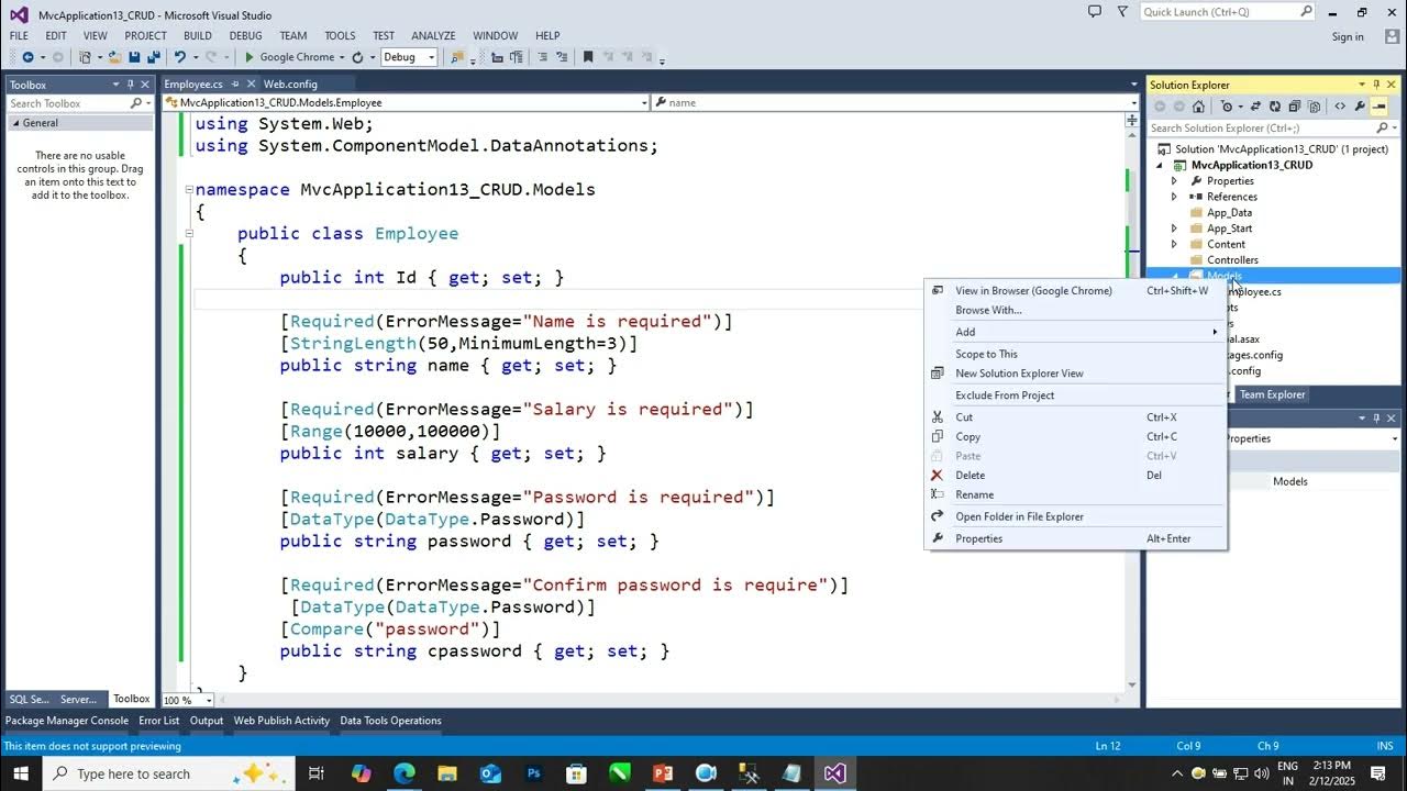 [#4] ASP.NET MVC: CRUD OPERATION | Create | List | Details | Migration In MVC.NET - YouTube
