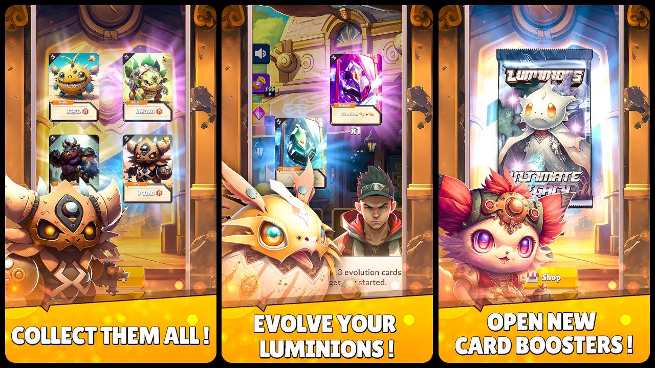 Luminions - TCG Card Booster game Mobile Video Game | Gameplay Android ...