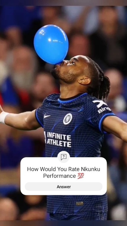 Christipher Nkunku Balloon Celebration Brighton 1-2 Chelsea # ...