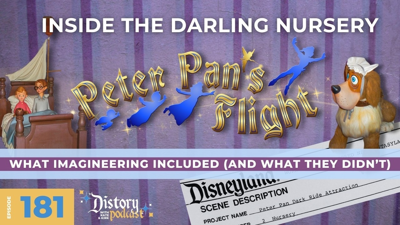 Inside the Darling Nursery of Peter Pan's Flight - Peter Pan Part 6 ...