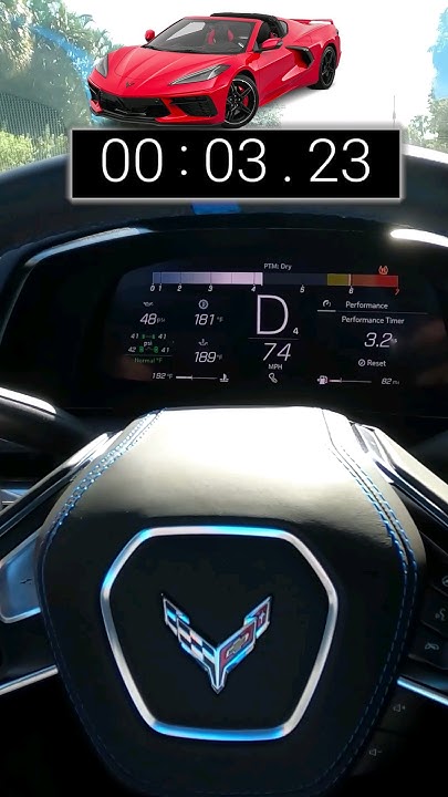 2020 Chevrolet Corvette C8 Stingray Z51 3LT 0-60 Test, 6.2L V8 NA, 8 ...