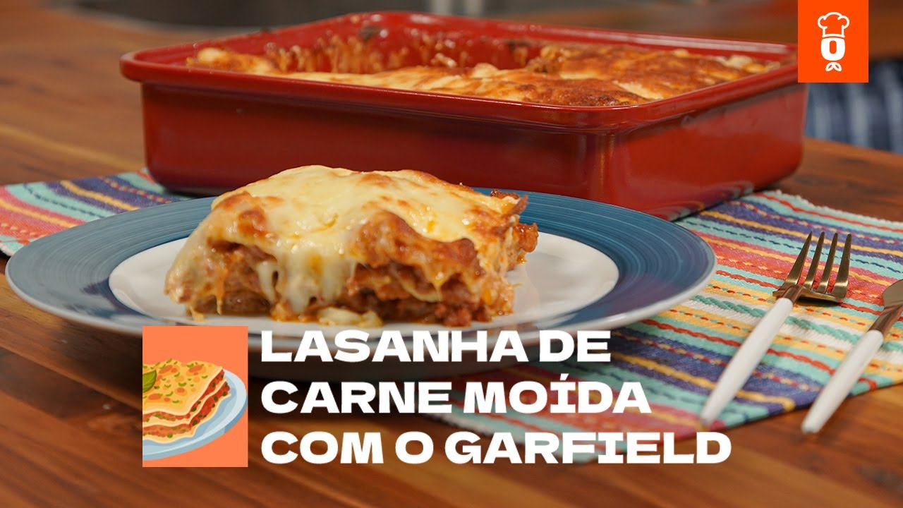 Lasanha de carne moída com o Garfield - YouTube