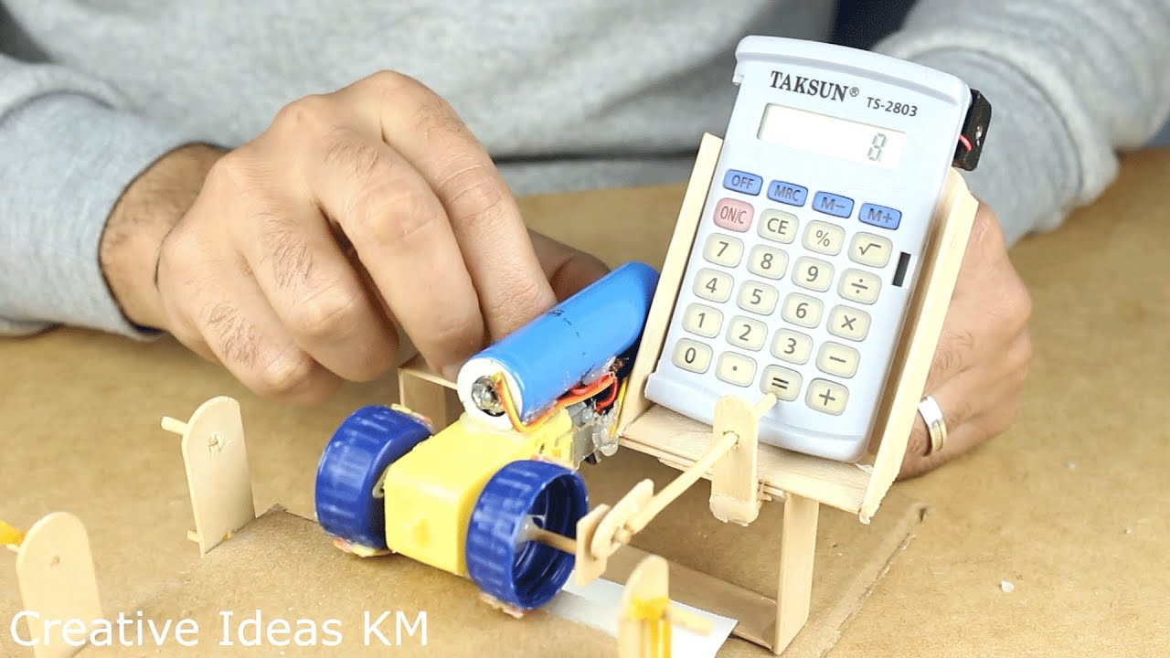 SIMPLE HOMEMADE MONEY COUNTER - YouTube