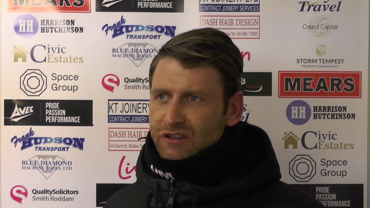 Manager Daniel Moore spoke to Wilf Tray following the 4:1 win against ...