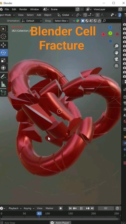 #cell fracture blender 3d tutorial - YouTube