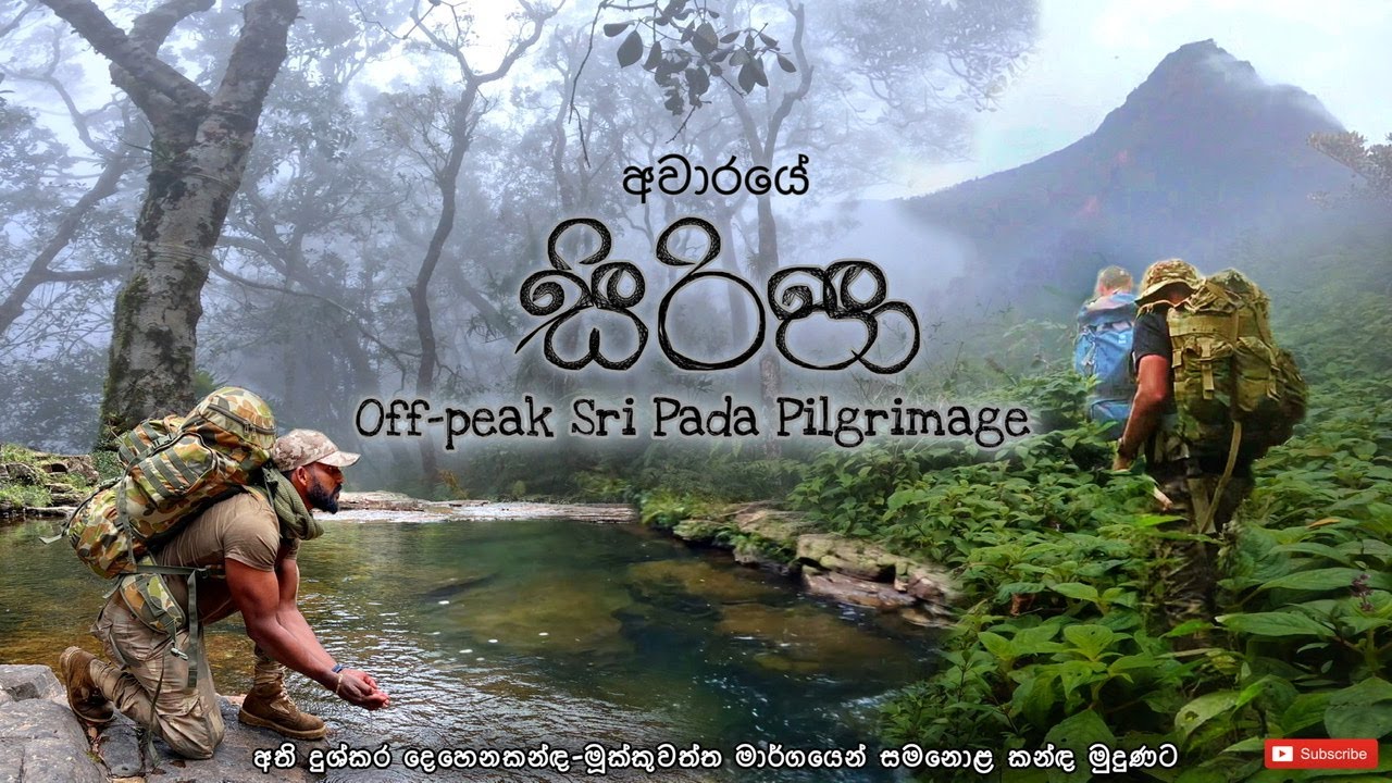 අවාරේ සිරිපා | Off season Sripada hiking | දෙහෙනකන්ද මූක්කුවත්ත හරහා ...