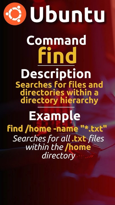 Find command | Ubuntu Server #ubuntuserver - YouTube