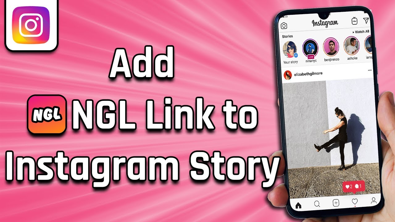 How To Add NGL Link To Instagram Story (easy) - YouTube