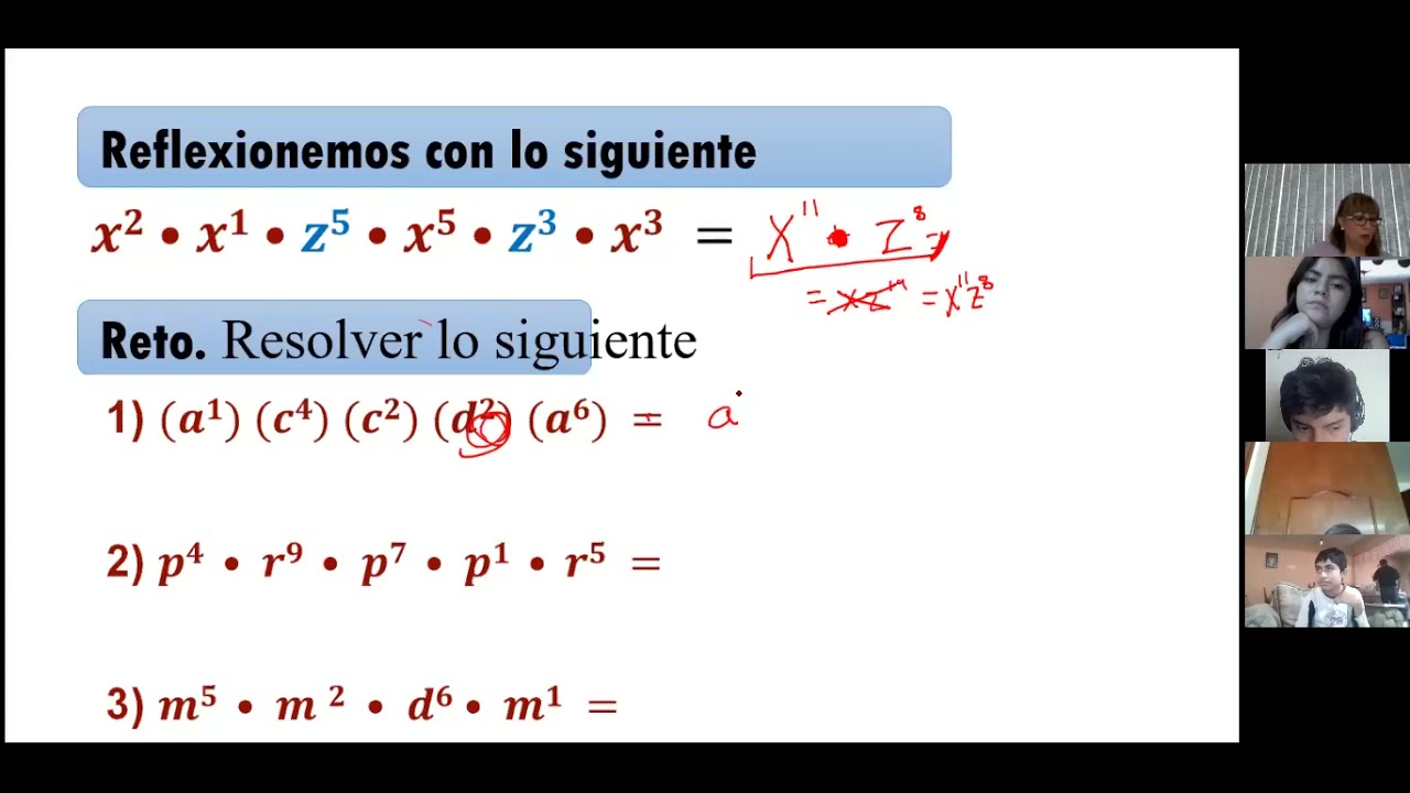 INTRODUCCIÓN AL ALGEBRA LOS EXPONENTES Y LOS TERMINOS - YouTube