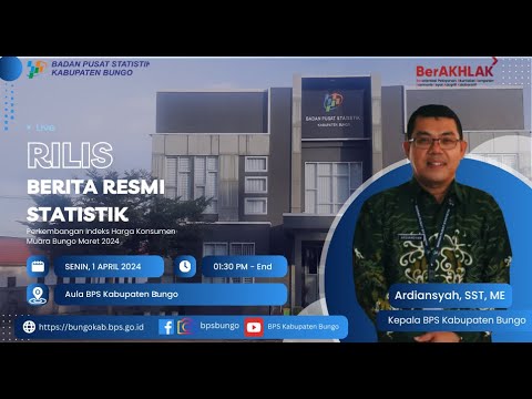 Rilis Berita Resmi Statistik Agustus 2024 - YouTube