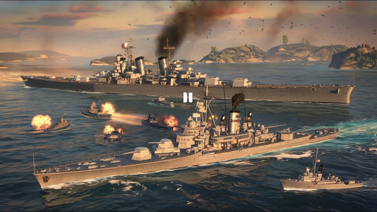 Navy War Battleship Games PC GAMEPLAY MMO RAW - YouTube