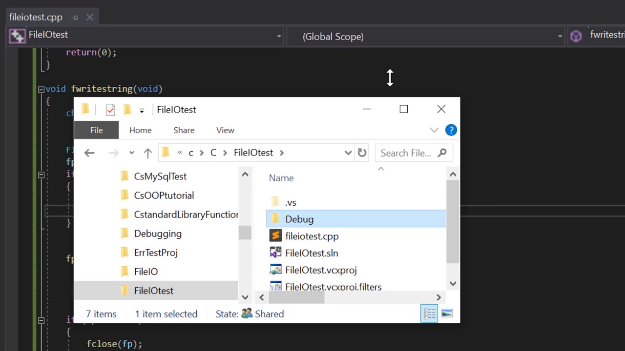 C Programming Basic File Input Output Io Tutorial Youtube