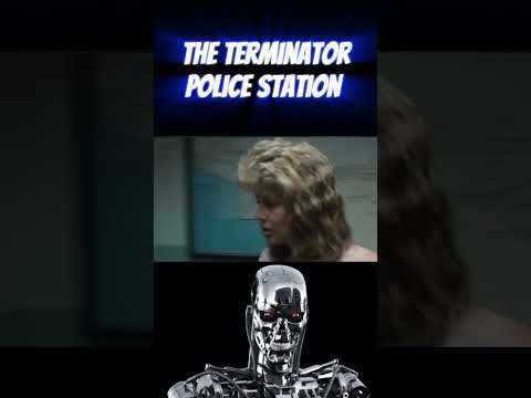 The Terminator Police Station #arnoldschwarzenegger #terminator - YouTube