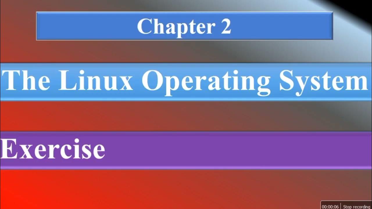 Linux Exercise: Fill in the blanks - YouTube