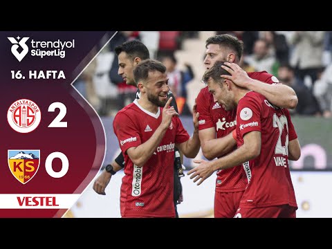 Vestel | Antalyaspor (2-0) Kayserispor - Highlights/Özet | Trendyol Süper Lig - 2024/25