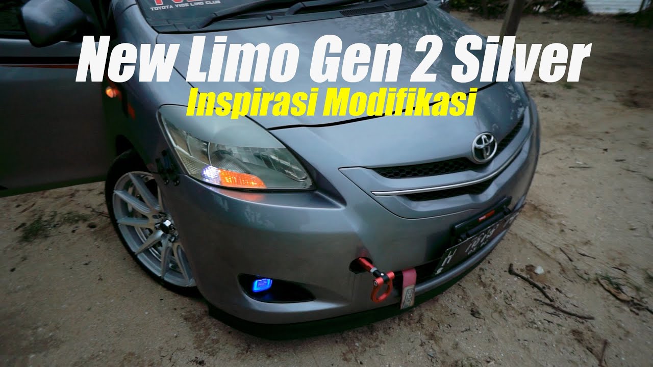 Modifikasi Indonesia New Vios Limo Gen 2 Silver Metalic - YouTube