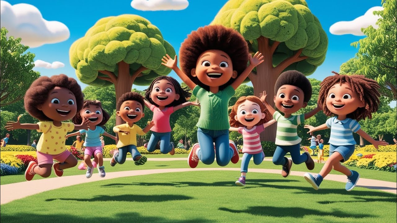 Jump, Jump, Jump fun and adventure and educational song for kids - YouTube