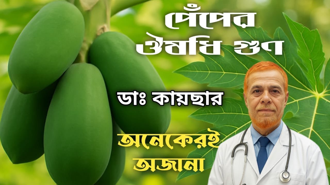 পেঁপের স্বাস্থ্যগুণ ও ভেষজ ব্যবহার | Papaya Benefits | Dr. Kaisar | হোমিও ও ইউনানী দৃষ্টিকোণ ...