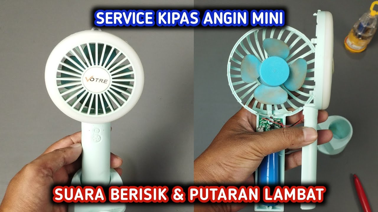 Cara Memperbaiki Kipas Angin Yang Berisik & Putarannya Melambat - YouTube
