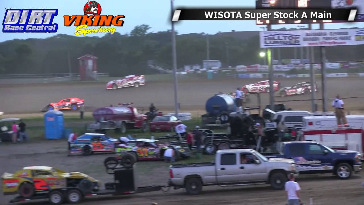 Viking Speedway 7 5 14 WISSOTA Super Stock Races - YouTube