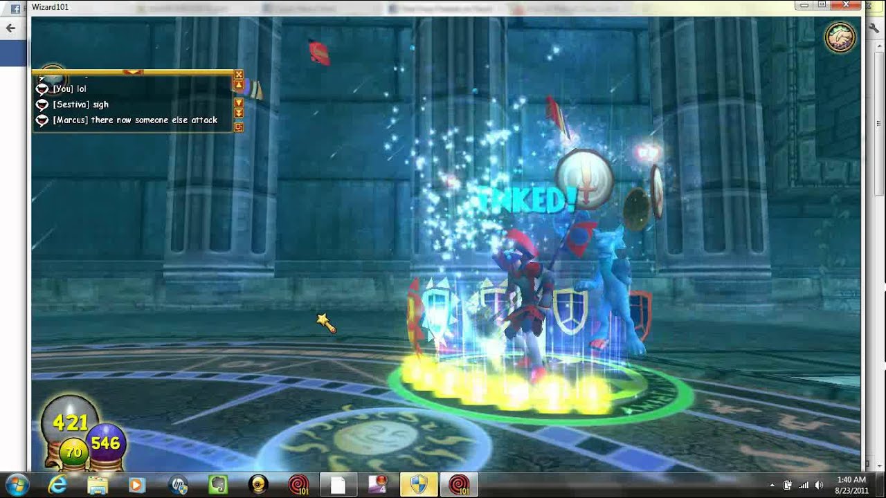 Wizard101 waterworks 1st boss - YouTube