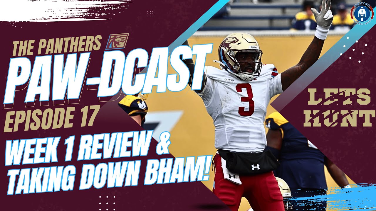 Panthers Best Team in UFL?! | Week 1 Review! | UFL Panthers Paw'dCast ...