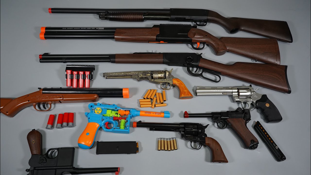 Cowboy Wild West Toy Gun Collection - Shell Ejecting style Toy Guns ...