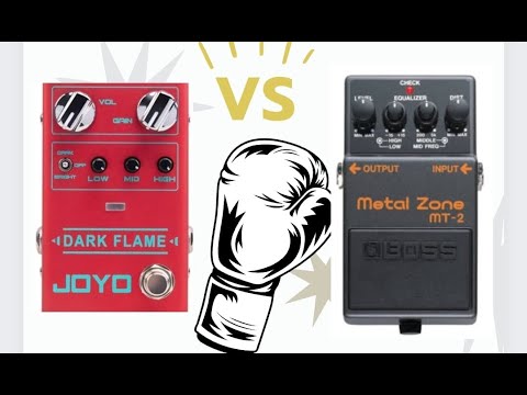 Joyo Dark Flame vs Boss Metal Zone MT-2 - YouTube