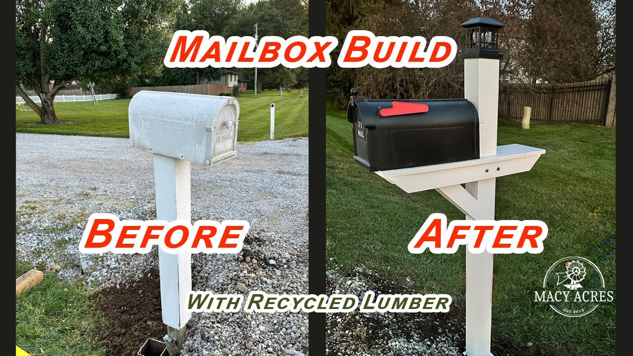 DIY Reclaimed Wood Mailbox Upgrade | Built to Break… and Swap Fast ...
