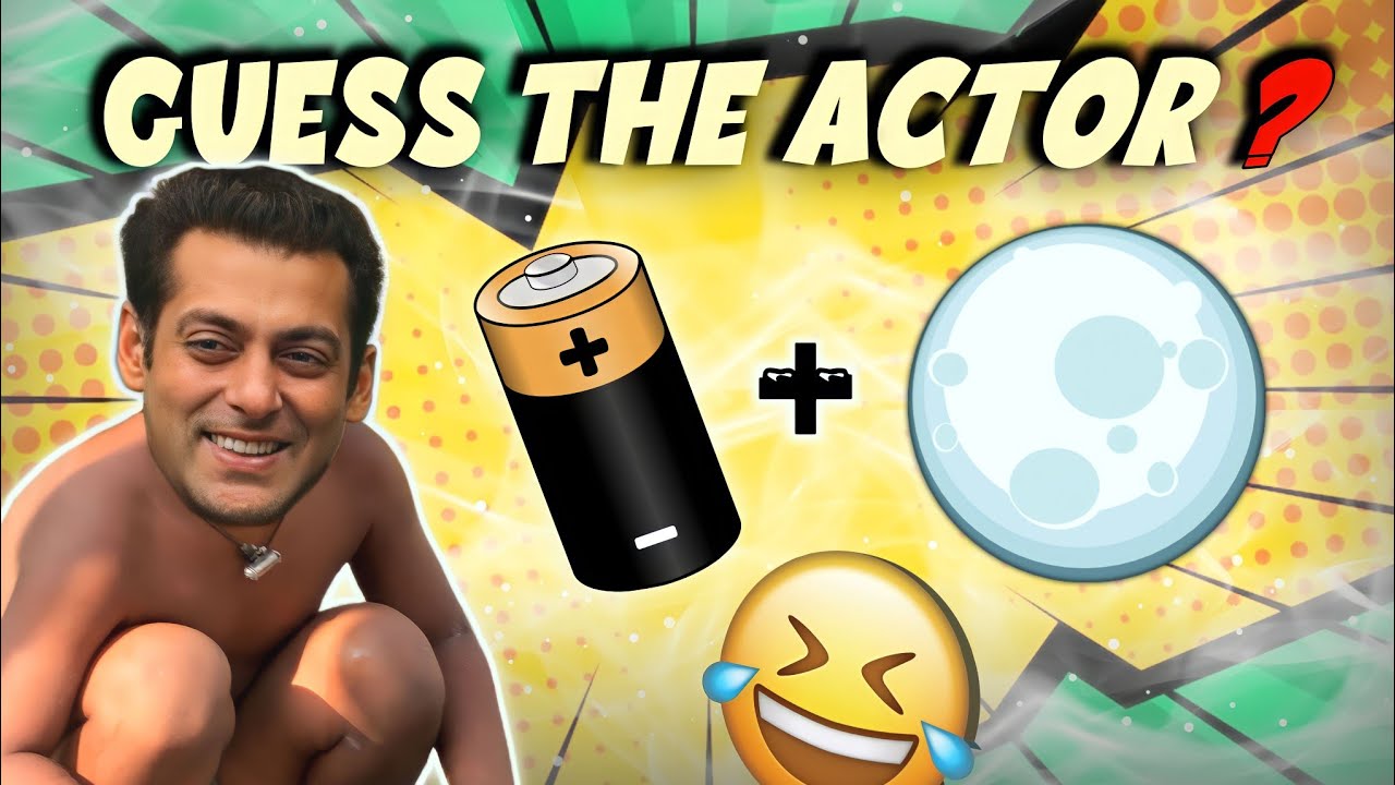 Guess The Actor By Emoji Challenge😱 | Guess Bollywood Actor | Guess The ...