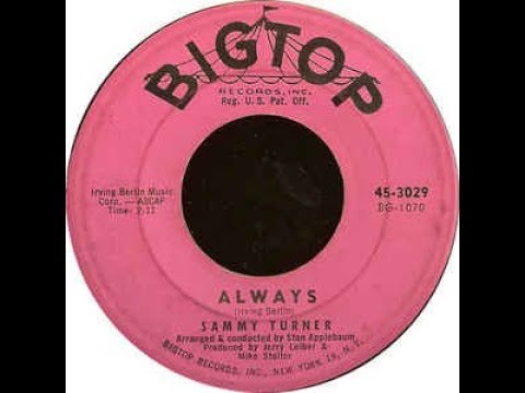 SAMMY TURNER - Always - YouTube