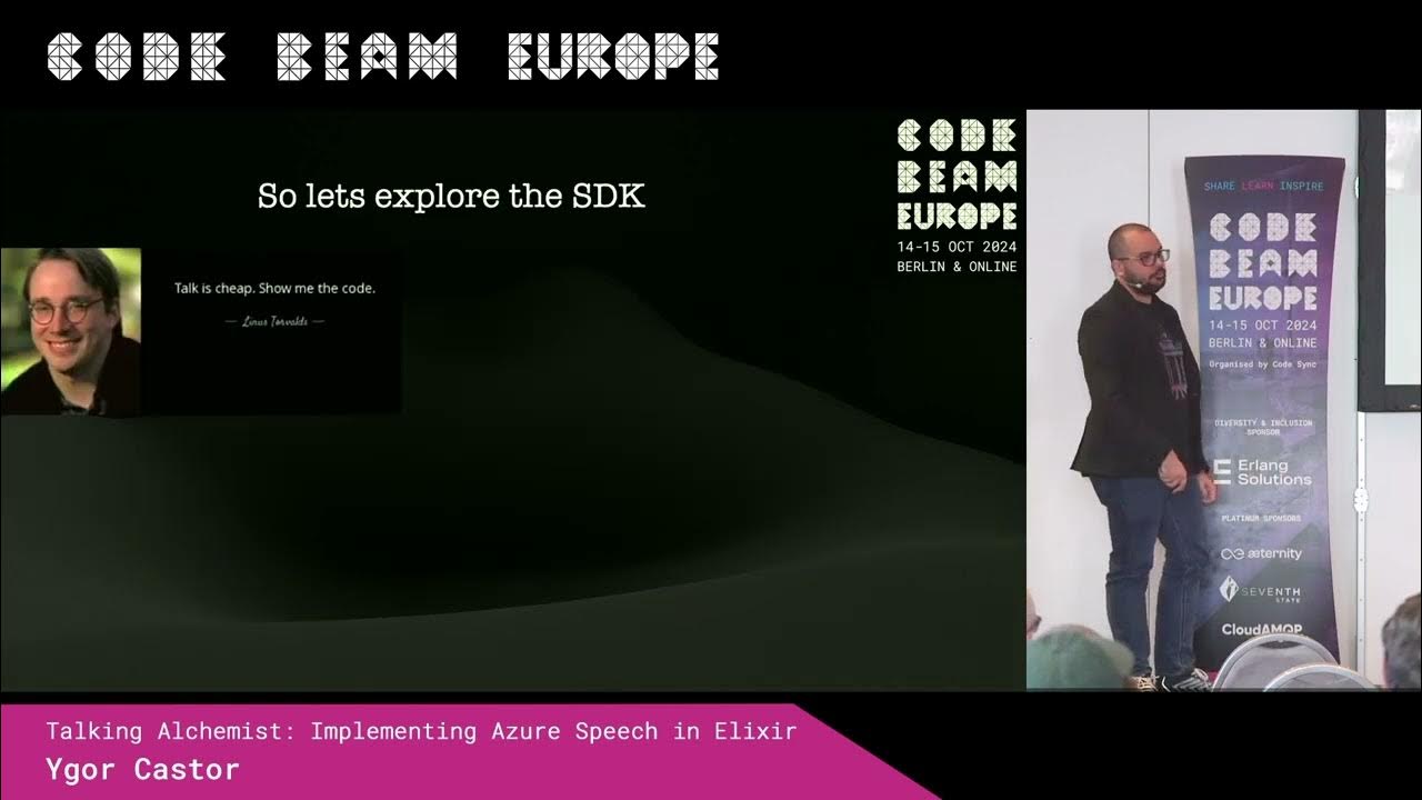 Talking Alchemist: Implementing Azure Speech in Elixir - Ygor Castor | Code BEAM Europe 2024 ...