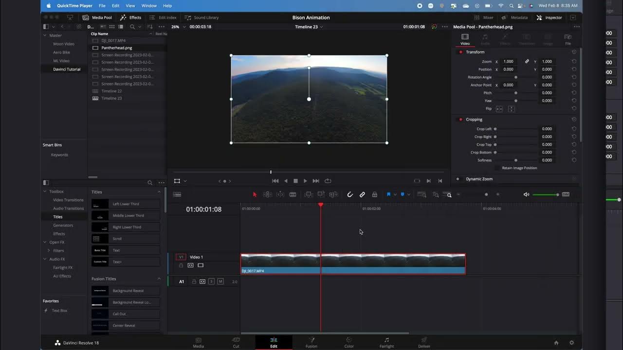 Davinci Resolve Editing Tutorial Youtube