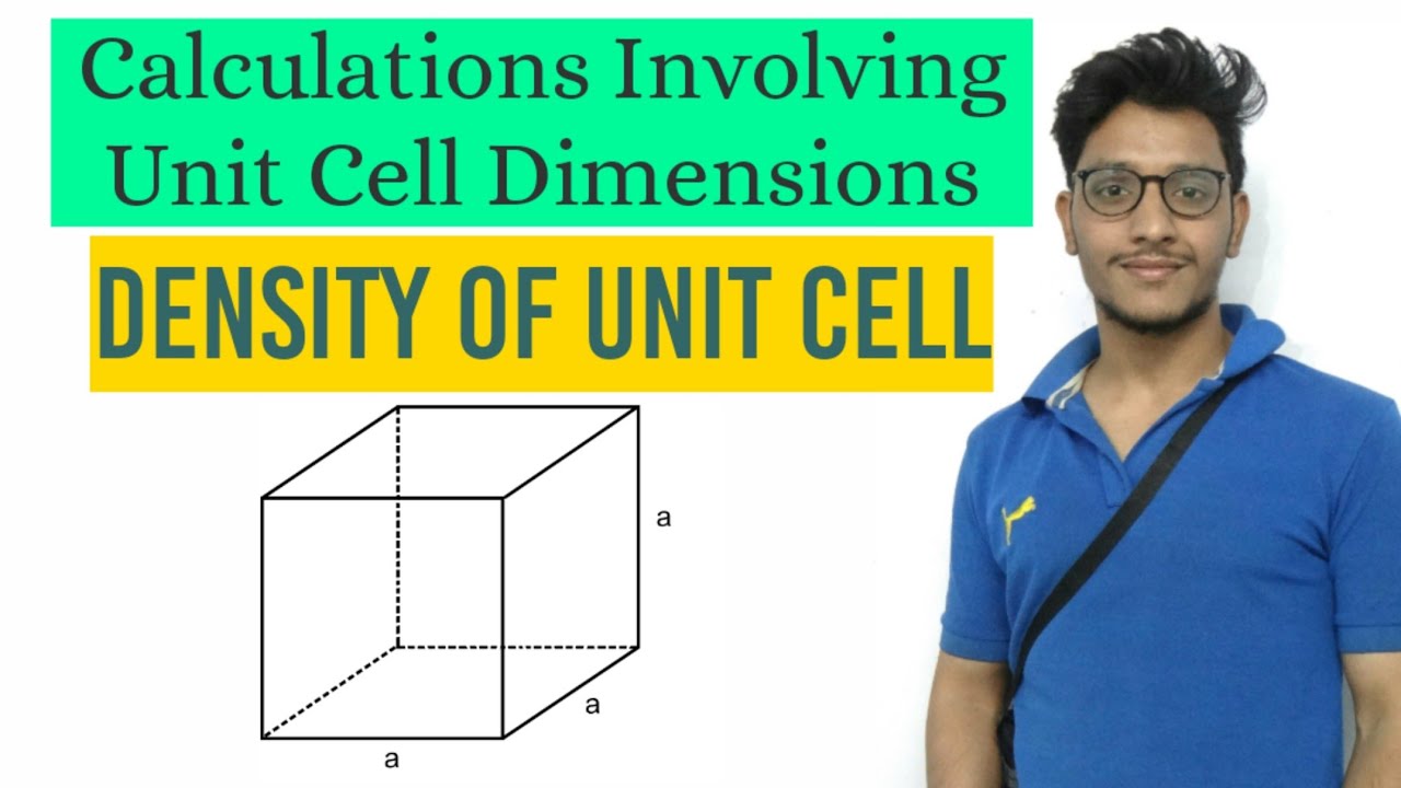 Calculations involving unit cell Dimensions class 12 / Density of unit ...