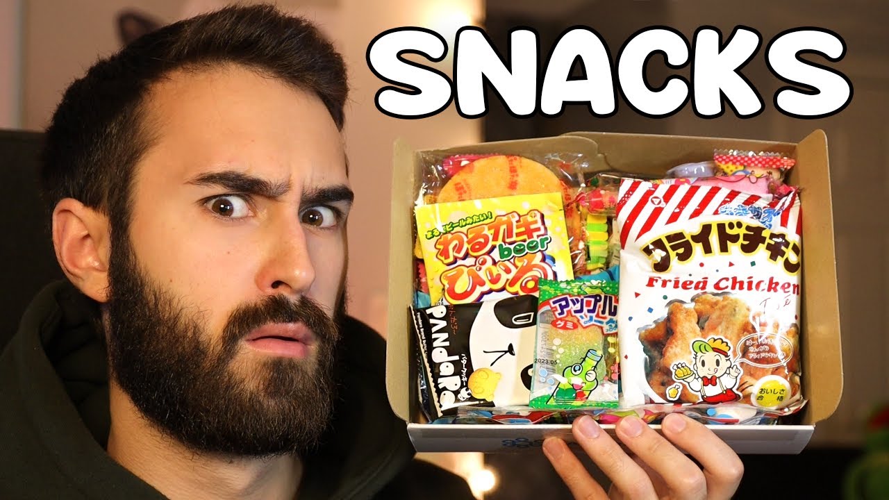 Trying JAPANESE Snacks For The First Time! (TASTE TEST) - YouTube