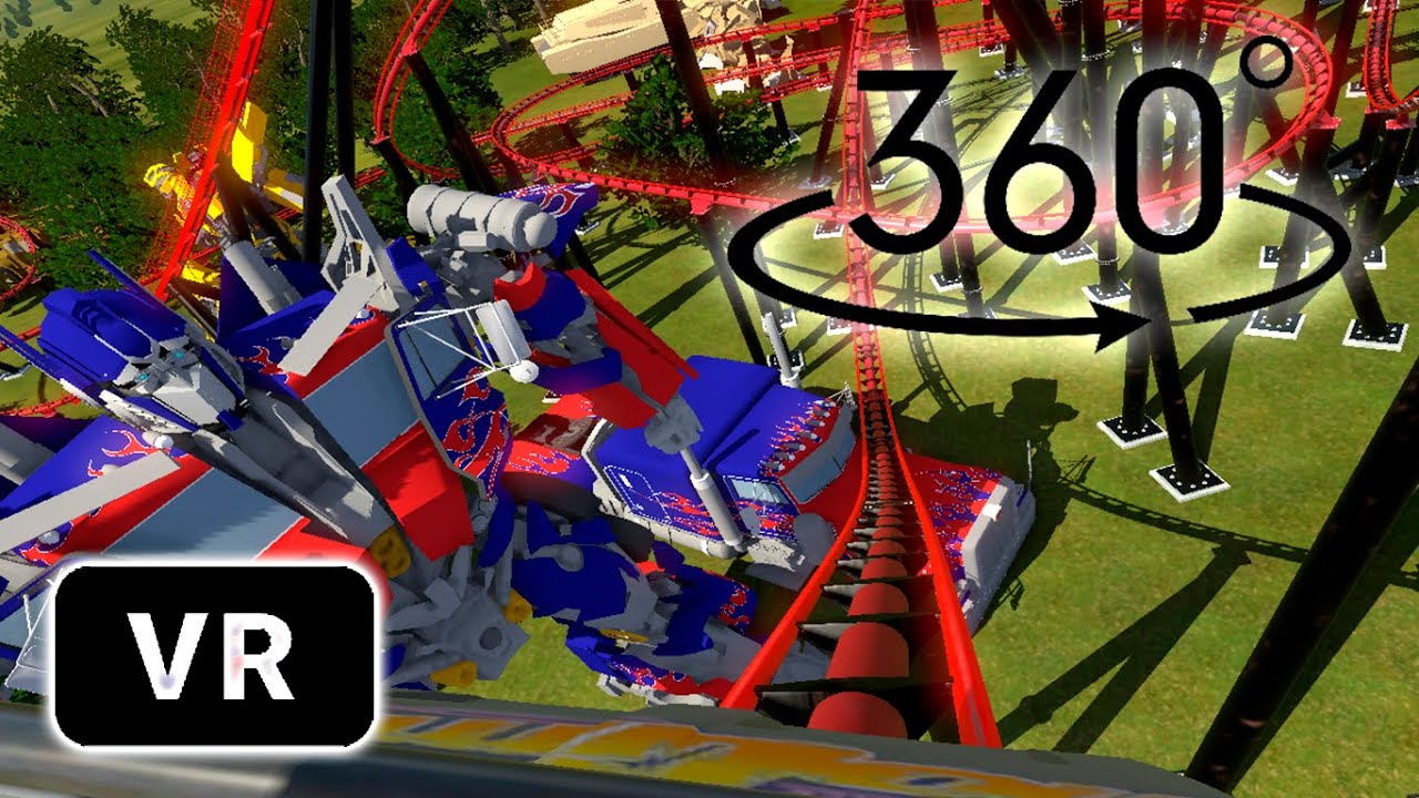 VR 360° TRANSFORMERS ROLLER COASTER 360🔥│360 VIDEO│EXTREME ROLLER ...